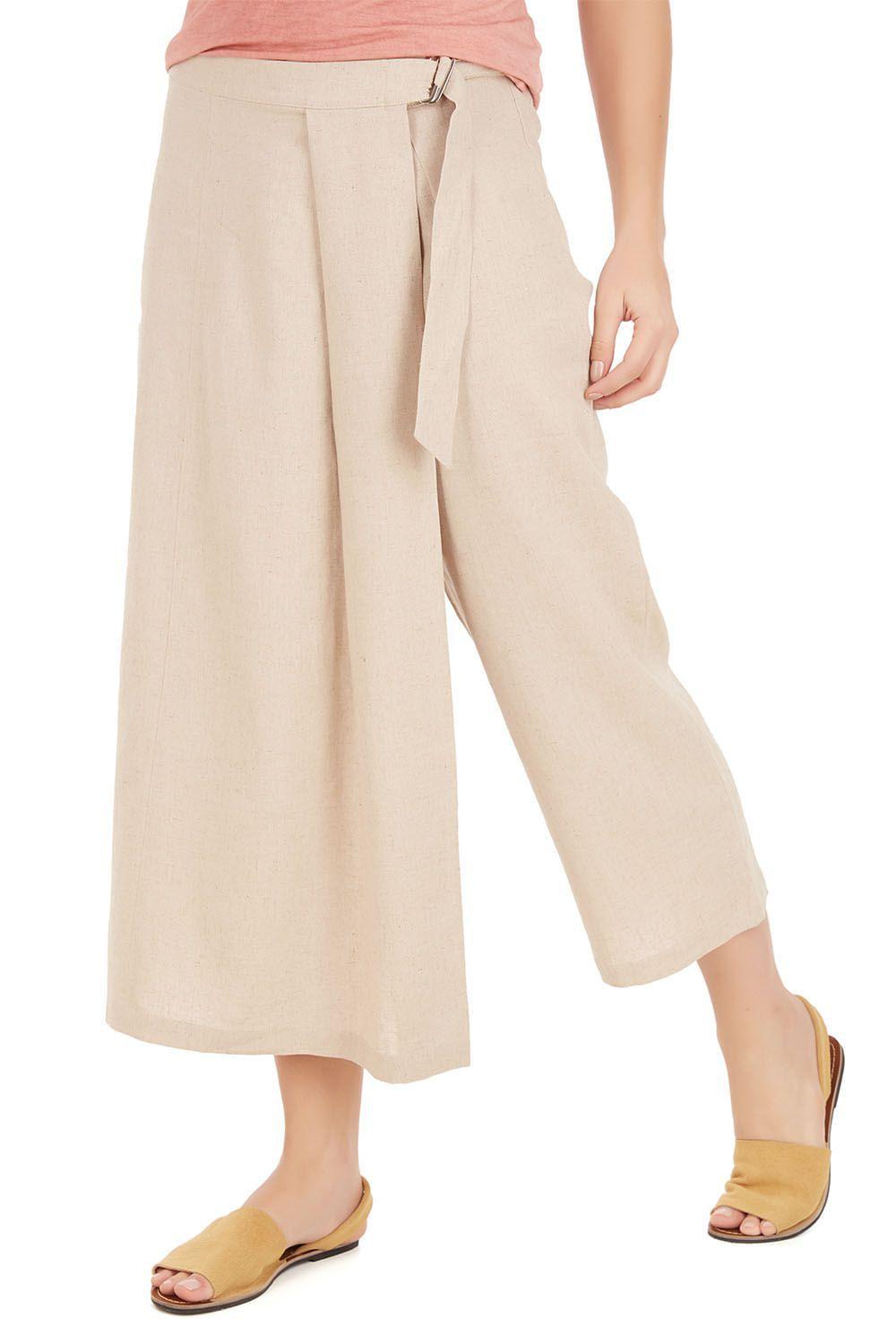 Calça Saia - Kaki - Side Walk - Calça Feminina - Magazine Luiza