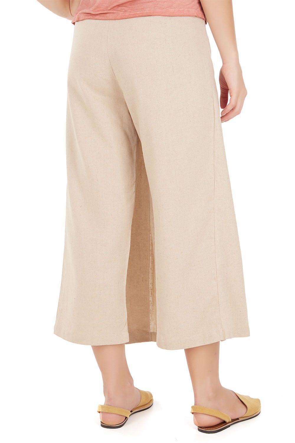 Calça Saia - Kaki - Side Walk - Calça Feminina - Magazine Luiza