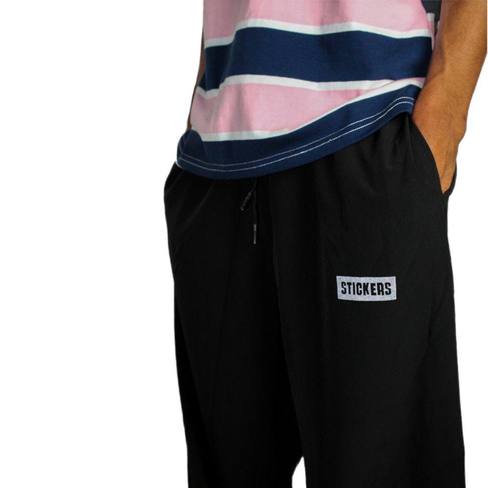 Calça Tactel Stickers Masculina Tactel com Elastano Logo - Calças ...