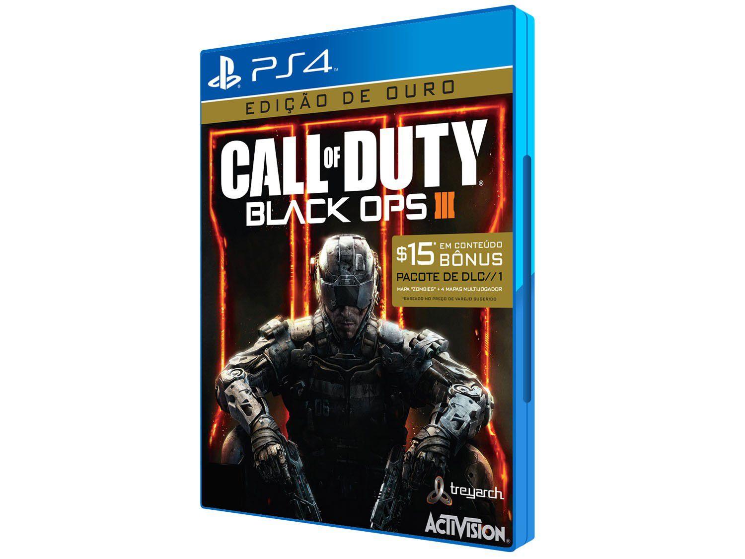 Call of Duty Black Ops 3 Gold Edition para PS4 - Activision - Jogos de ...