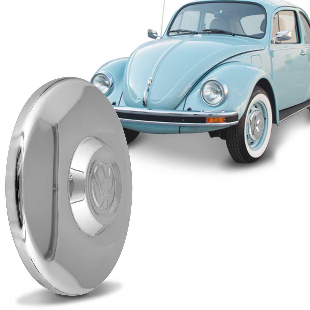 Calota Aro 15 Reta Fusca 1953 a 1996 Kombi 1962 a 2014 Cromada em Aço ...