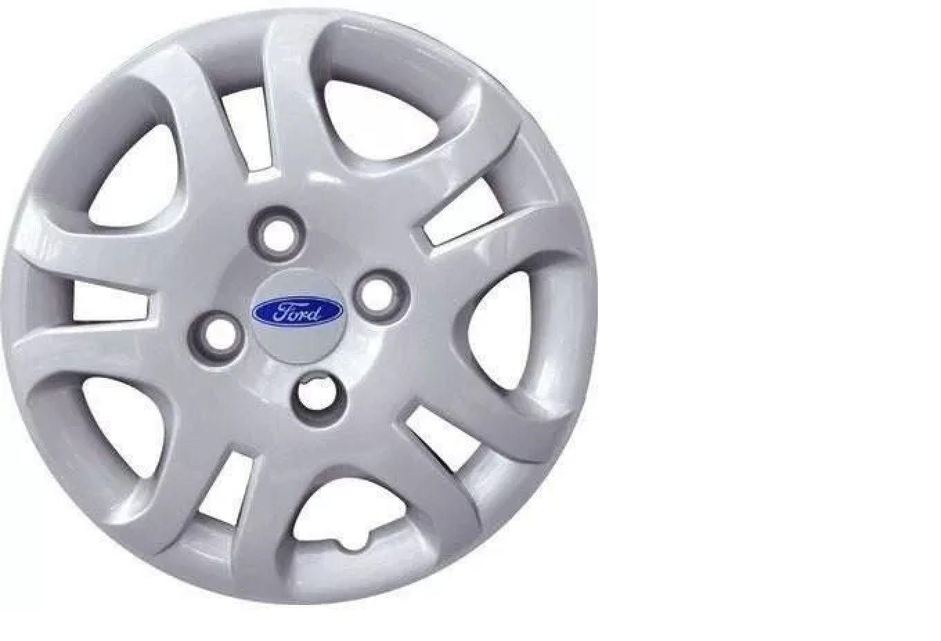Calota Fiesta Sedan Hatch 2011 2012 2013 Aro 14 - Jogo 4 peças - GRID ...