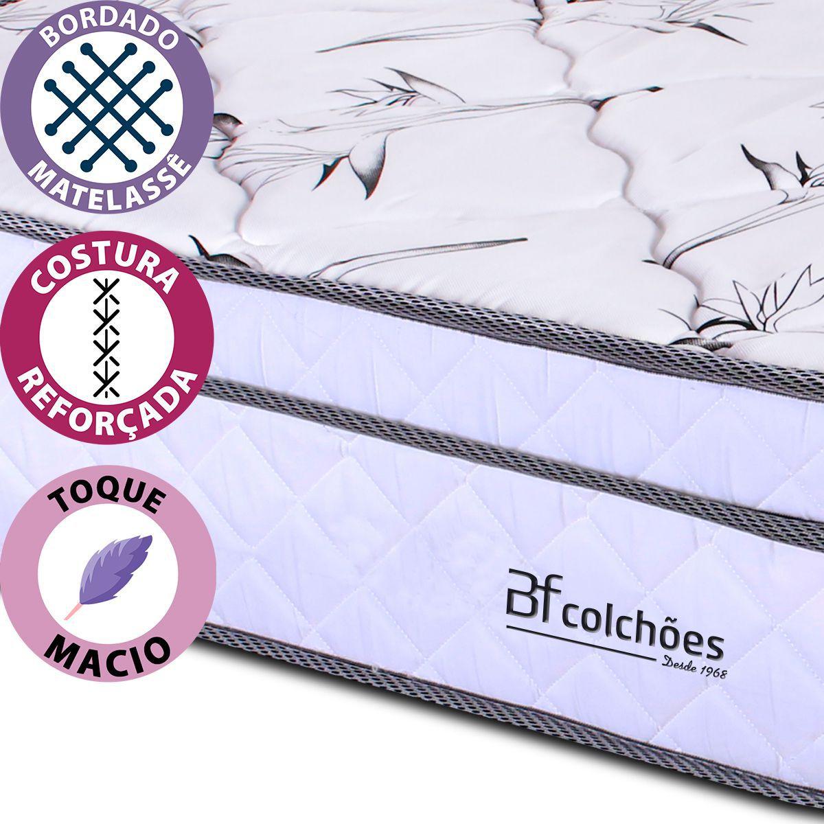 Cama Box Solteiro Colchão Molas Ensacadas Com Pillow Bicama Auxiliar ...