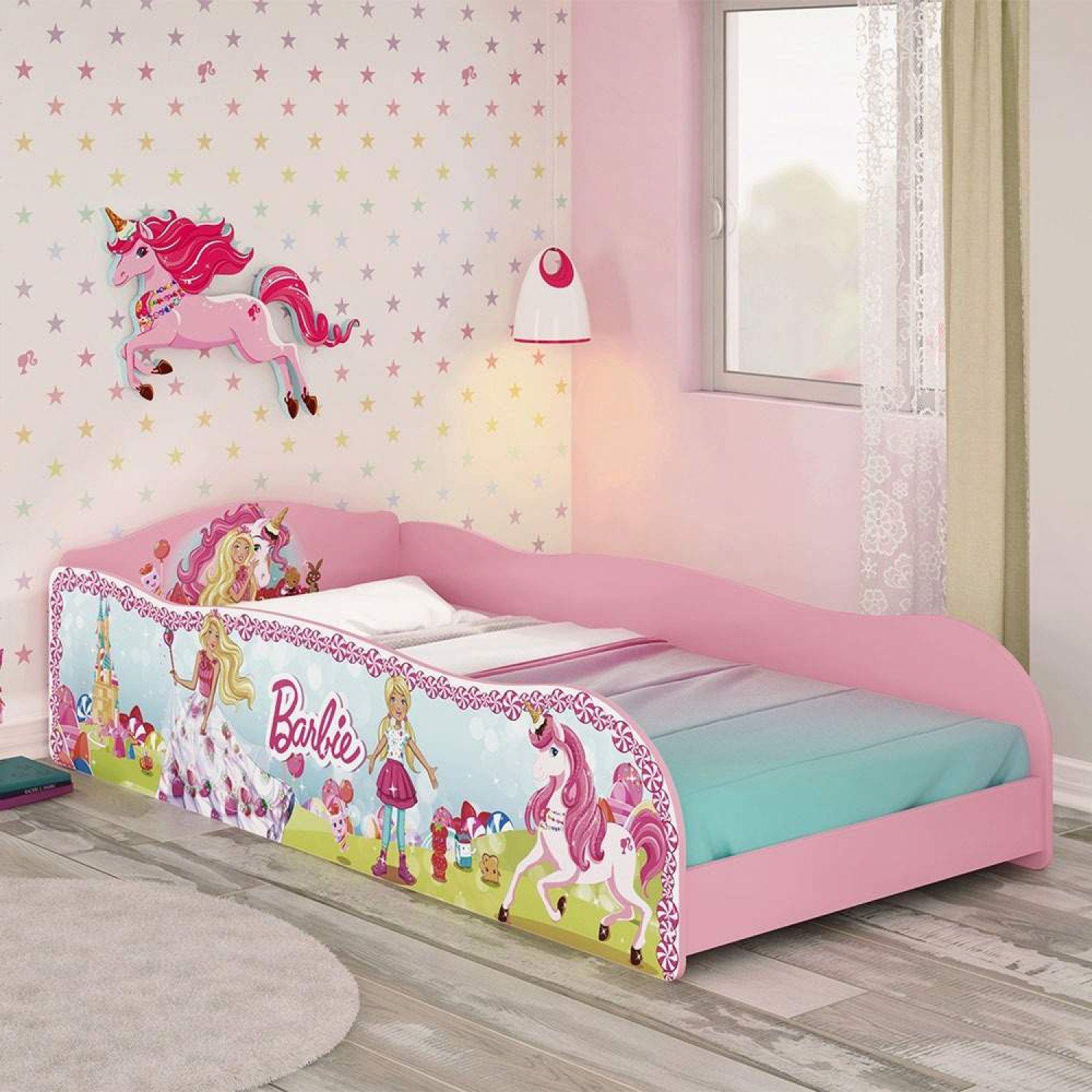 Cama Infantil Barbie Dreamtopia Plus Pura Magia Rosa - Cama Infantil ...
