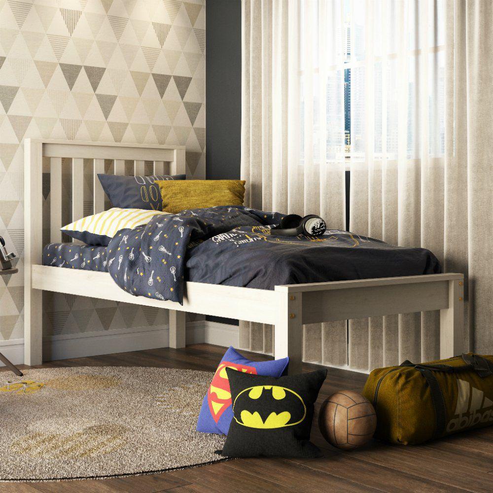 Cama Solteiro Madeira Maciça Monique Saraiva - Cama de Solteiro ...