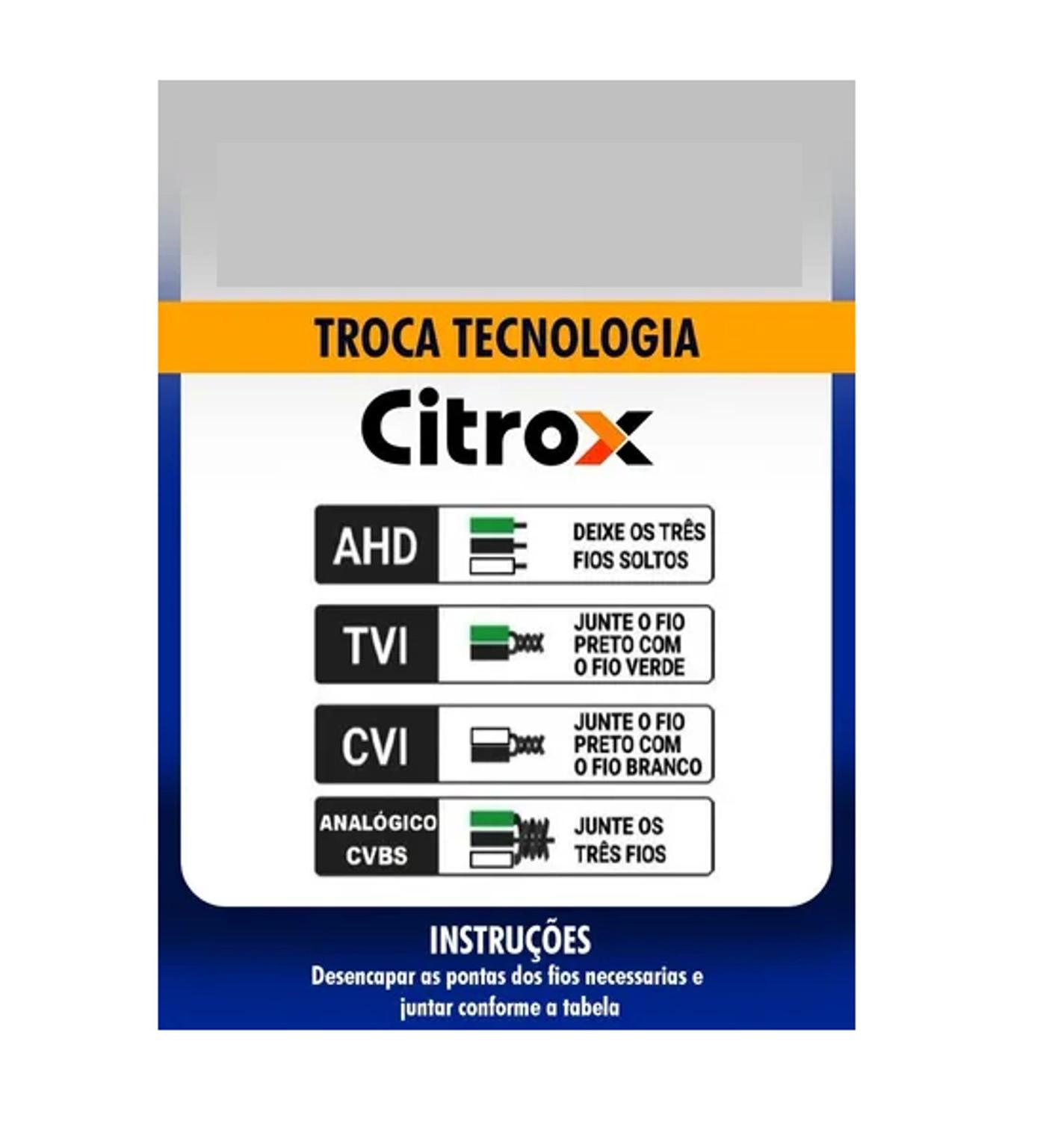 Câmera Bullet 4 Em 1 Hd 1 Mega 20 Metros Citrox Cx-2920 - Câmera de ...