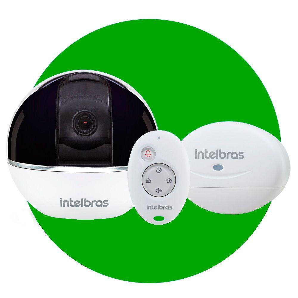 Câmera de Segurança Interna Intelbras IC7 com Wi-Fi, 360 Graus, 4mm ...