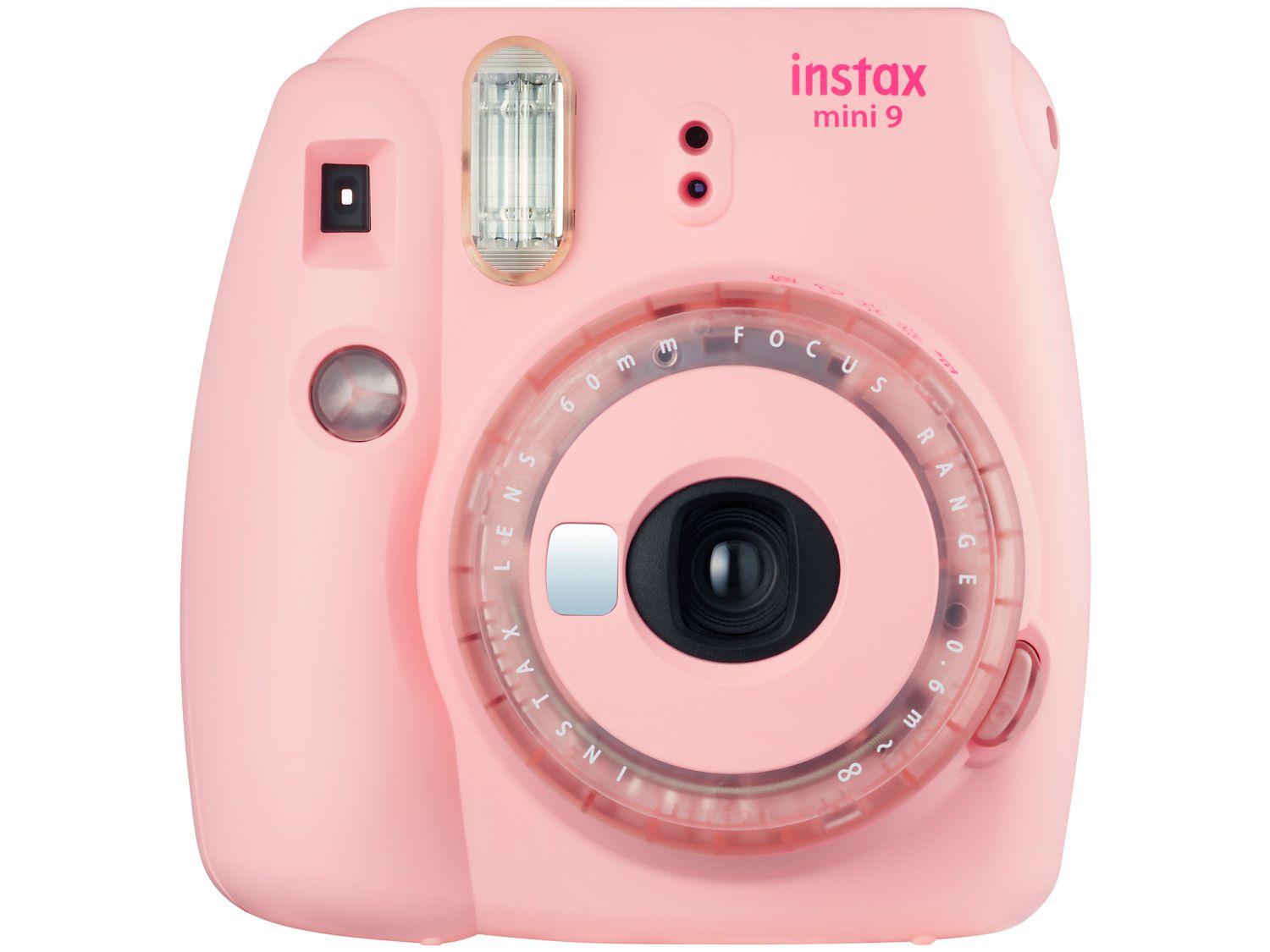 Câmera Instantânea Instax Mini 9 Fujifilm - Rosa Chiclé Flash ...