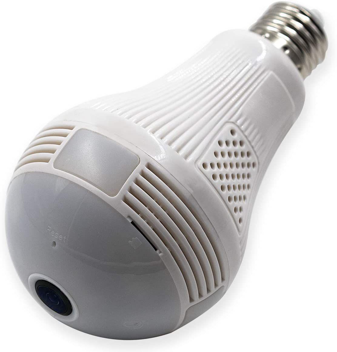 Camera Ip Lampada Panoramica Seguraça Vr 360 Wifi Led V380s - Bcs ...