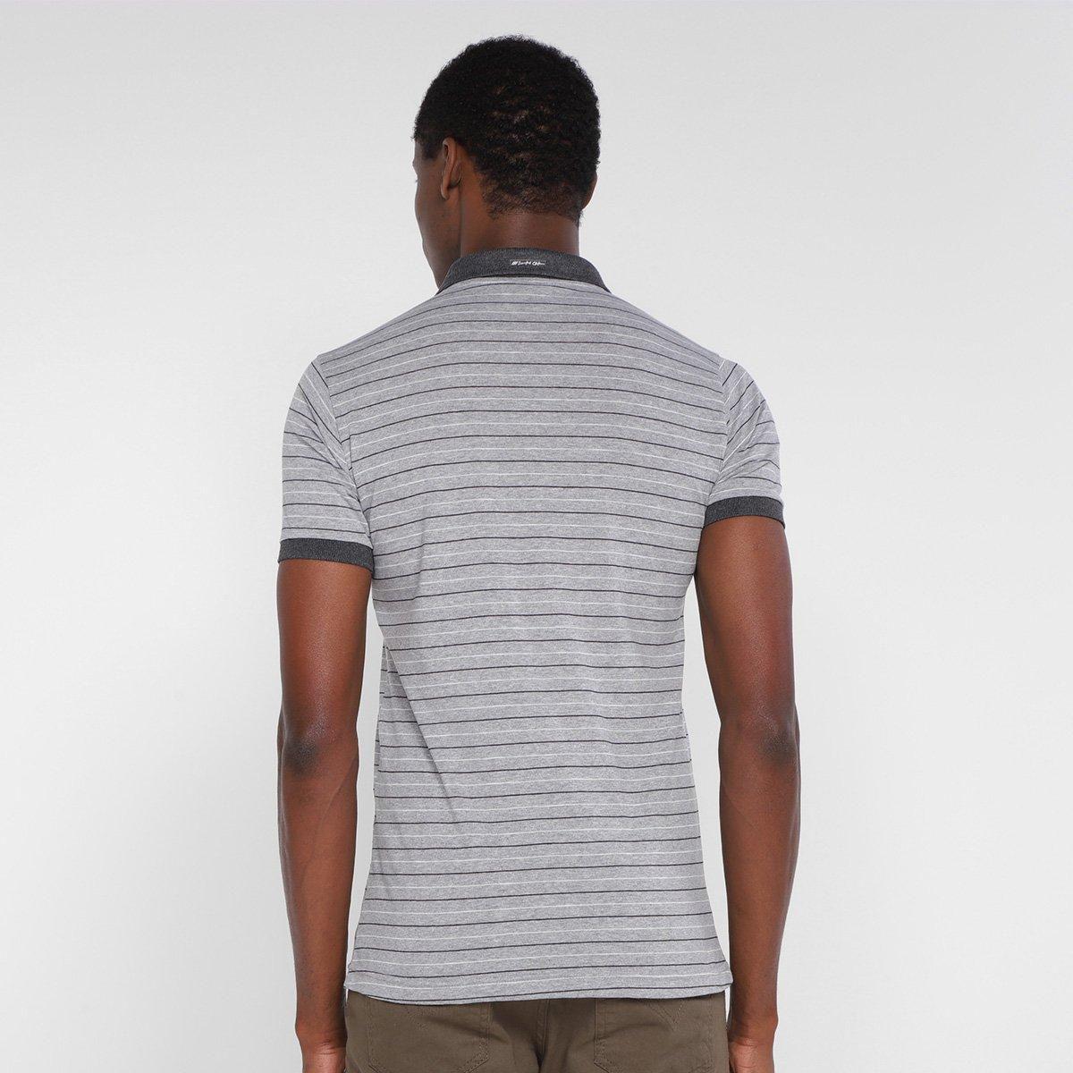 Camisa Polo Gangster Listrada Masculina - Camisas Pólo Masculinas ...