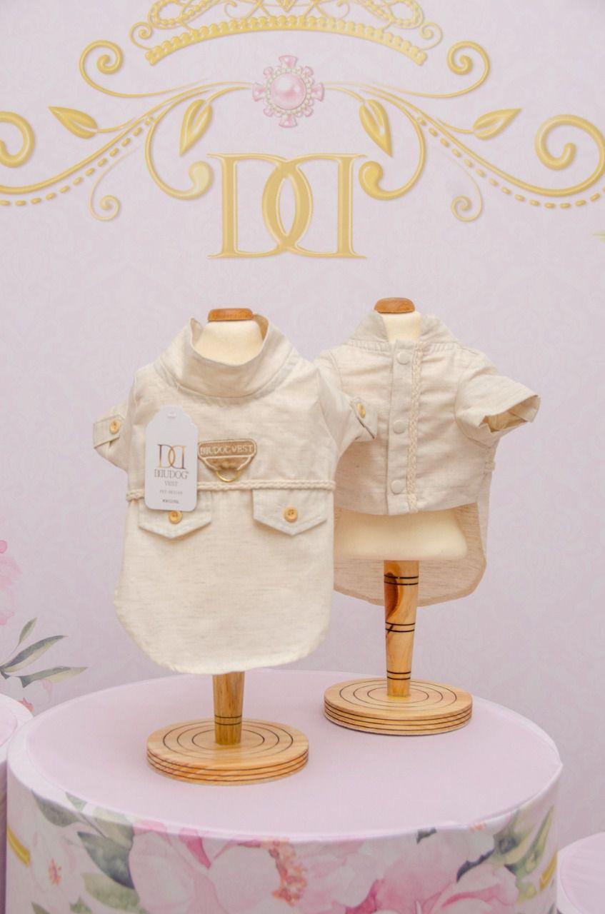 Camisa Romantic Linho para cachorro e gato - Dudog Vest - Roupas para ...