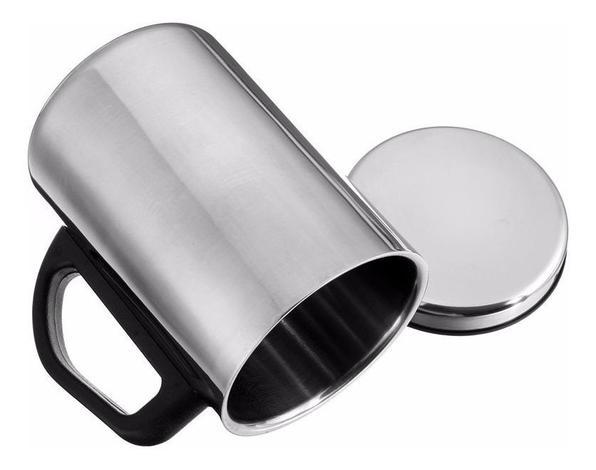 Caneca Aço Inox Paredes Duplas 350 Ml - Show House - Canecas - Magazine ...