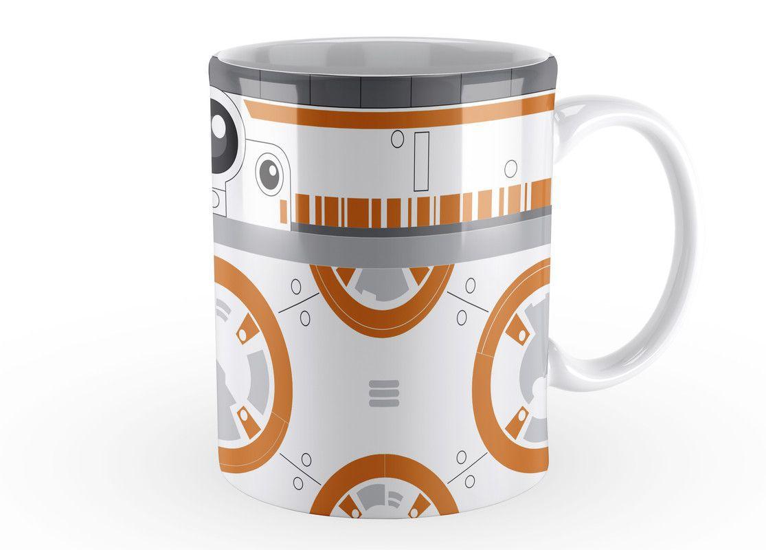 Caneca Star Wars BB8 Interior e Alça Branca - Imperial Print - Copos ...
