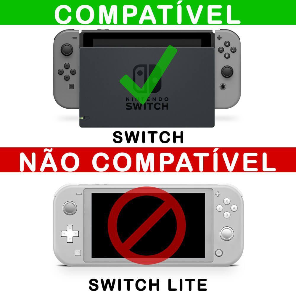 Kit Nintendo Switch Skin E Capa Anti Poeira The Witcher 3 Wild Hunt
