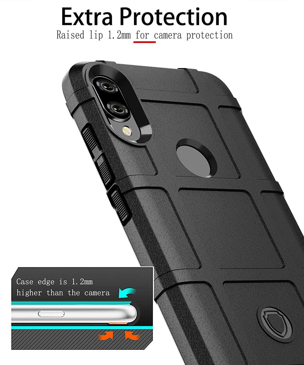 Capa Case Armadura Xiaomi Redmi Note 7 / Note 7 Pro (Tela 6.3) Rugged ...