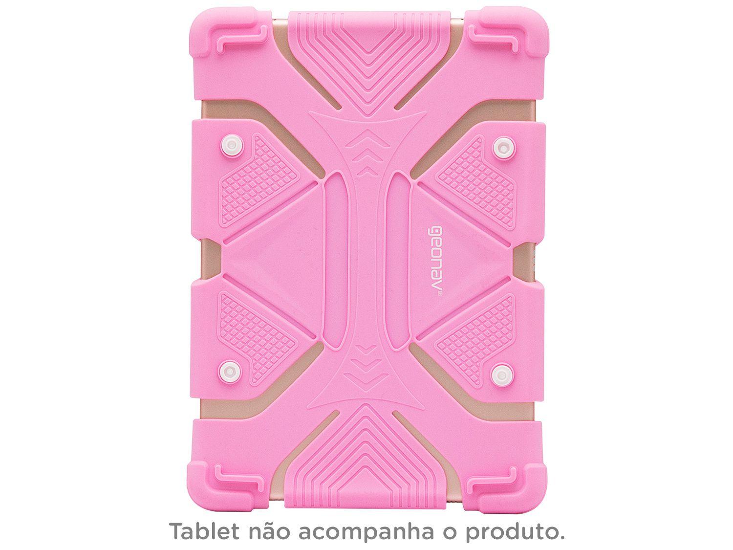 Capa para Tablet Universal 9” até 12” Rosa - Kids Geonav