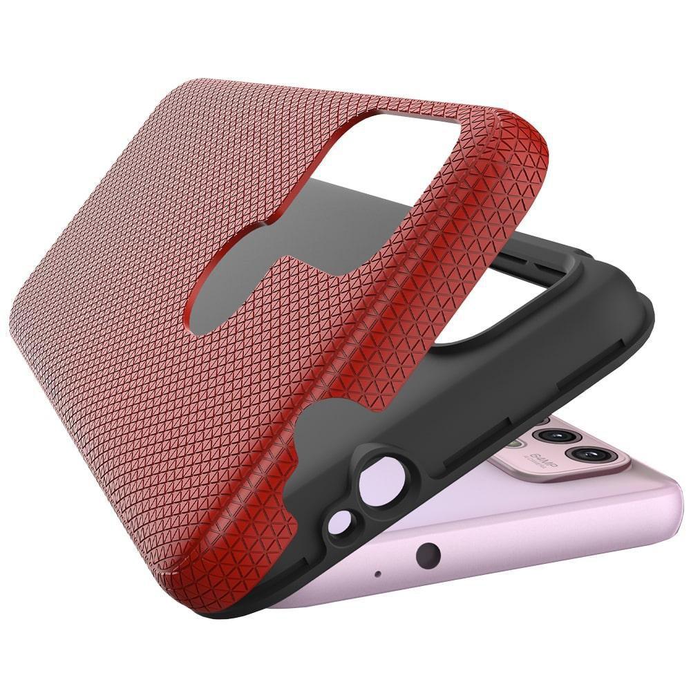 Capa Protetora Antiqueda Y-Cover Triangle Vermelho Motorola Moto G30 ...