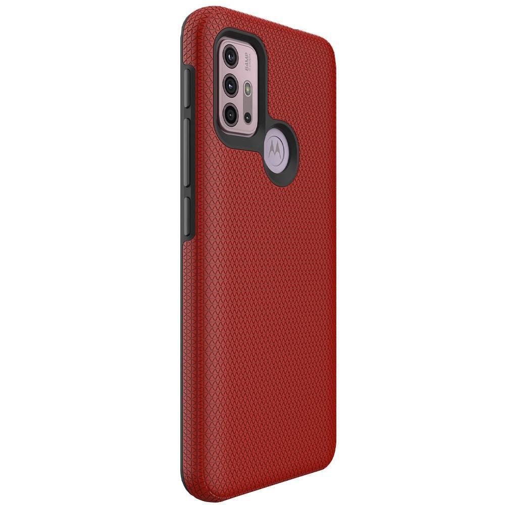Capa Protetora Antiqueda Y-Cover Triangle Vermelho Motorola Moto G30 ...