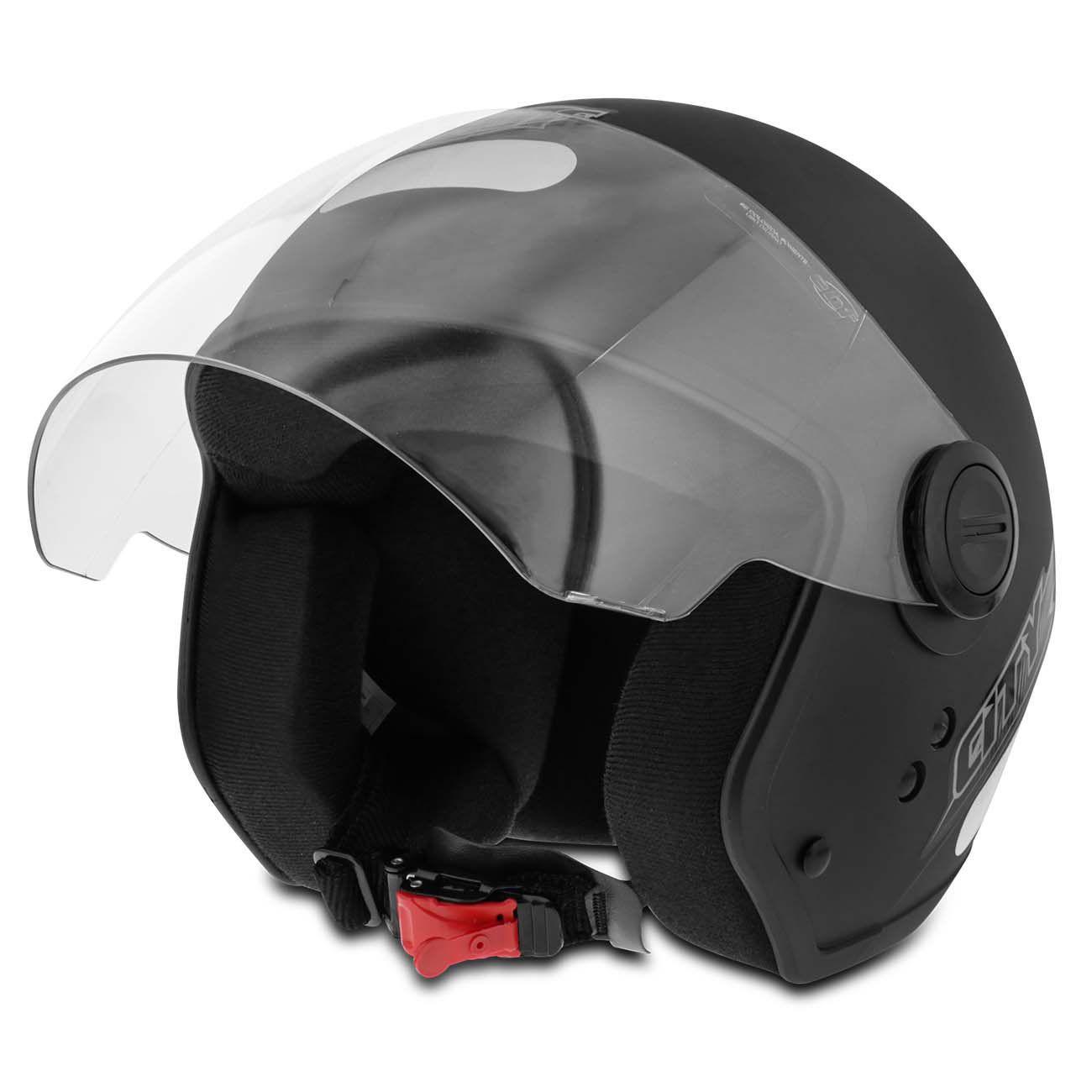 Capacete Aberto EBF Shield Solid Preto Fosco - Ebf capacetes ...