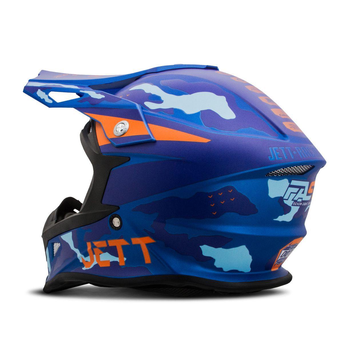 Capacete Cross Jett Fast Factory Edition 3 - Capacetes de Moto ...