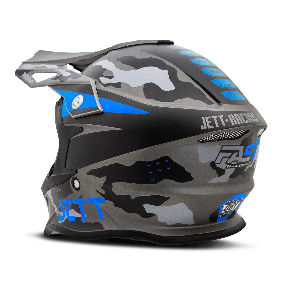 Capacete Cross Jett Fast Factory Edition 3 - Capacetes de Moto ...
