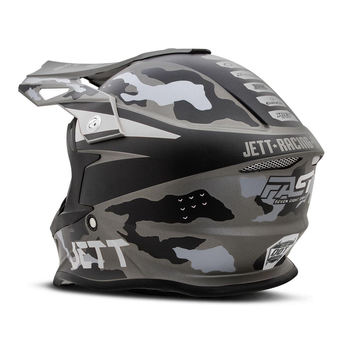 Capacete Cross Jett Fast Factory Edition 3 - Capacetes de Moto ...