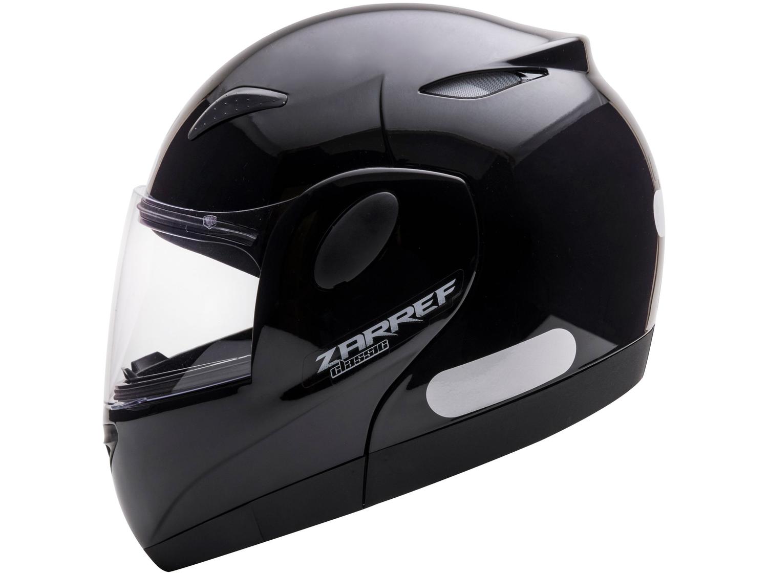 Capacete de Moto Fechado Taurus Zarref V4 CLASSIC Preto Tamanho 58