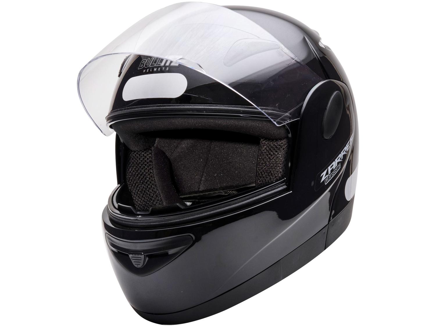 Capacete de Moto Fechado Taurus Zarref V4 CLASSIC Preto Tamanho 58