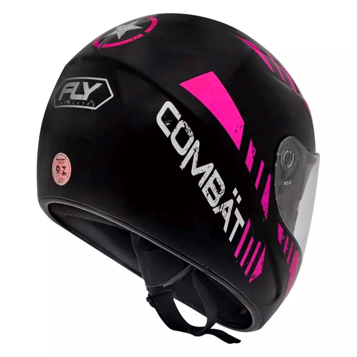 Capacete Fly F-8 Combat Preto e Rosa Tamanho:56 - Capacetes - Magazine ...