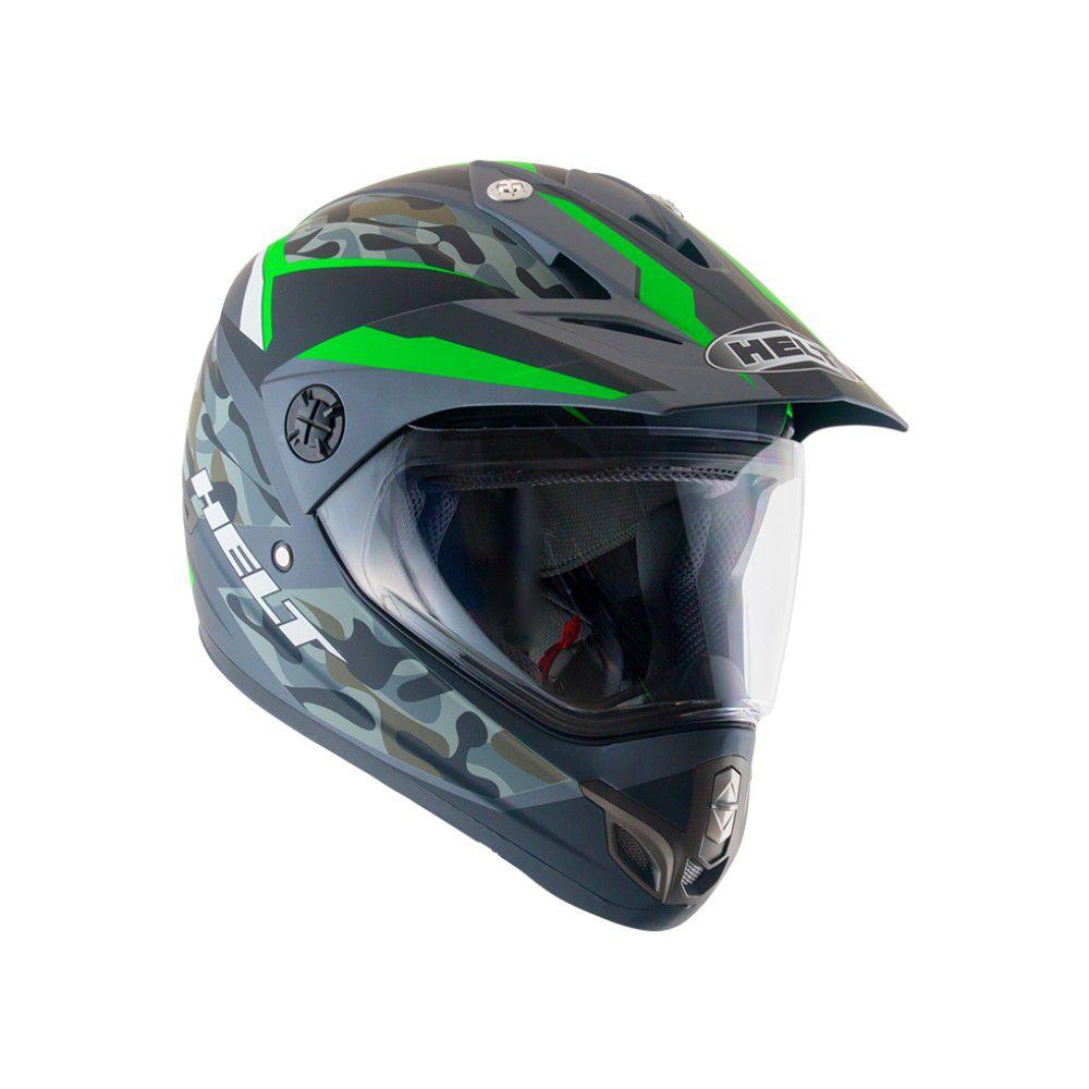 Capacete Helt Cross Vision Camuflado - Capacetes - Magazine Luiza