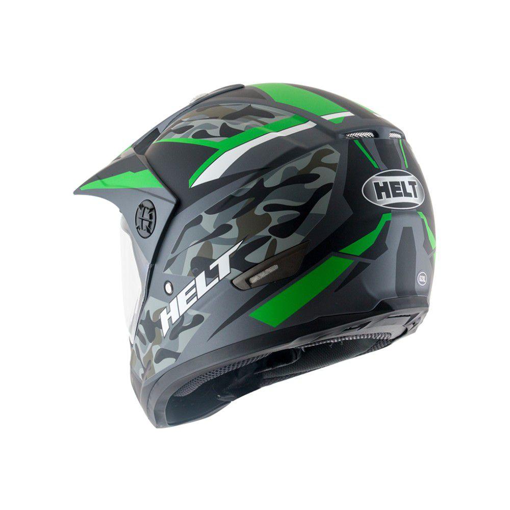 Capacete Helt Cross Vision Camuflado - Capacetes - Magazine Luiza