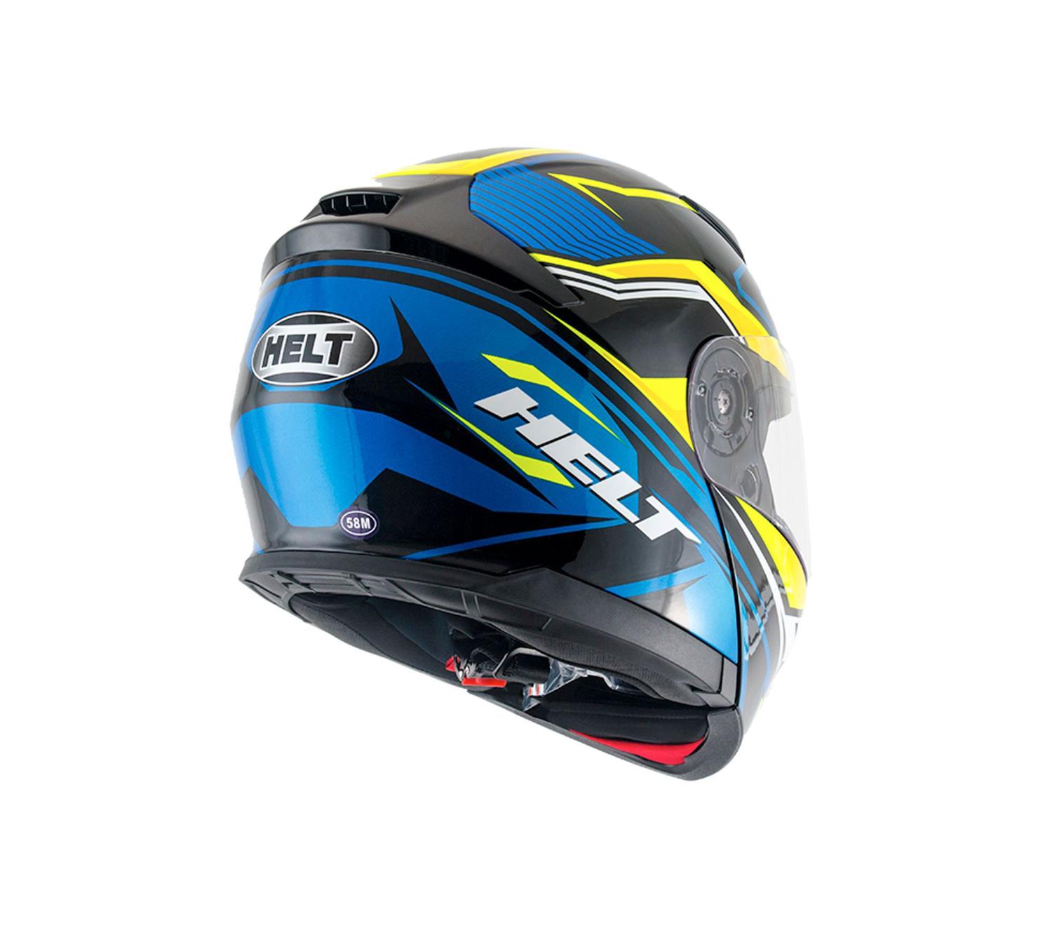 Capacete Helt Hippo Glass Escamoteável Com Óculos Interno 62XL ...