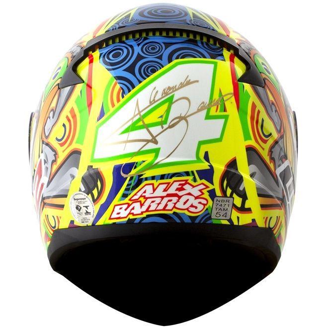 Capacete LS2 FF353 Rapid Alex Barros Amarelo Brilho - Capacetes de Moto ...