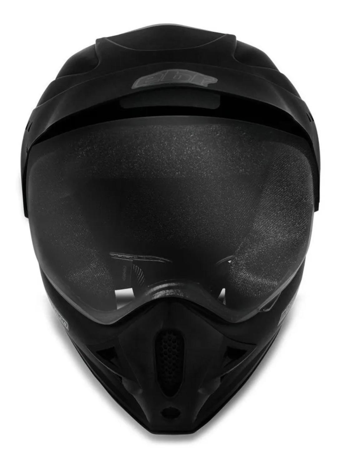 Capacete Masculino Cross Trilha Ebf Motard Solid Fosco - Capacetes de ...