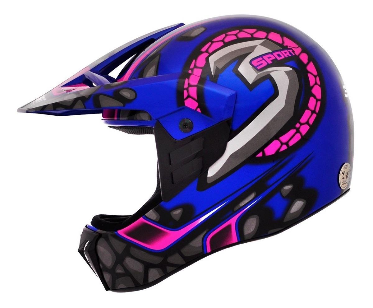 Capacetes Motocross Bieffe 3 Sport Stones Esportivo Trilha - Capacetes ...