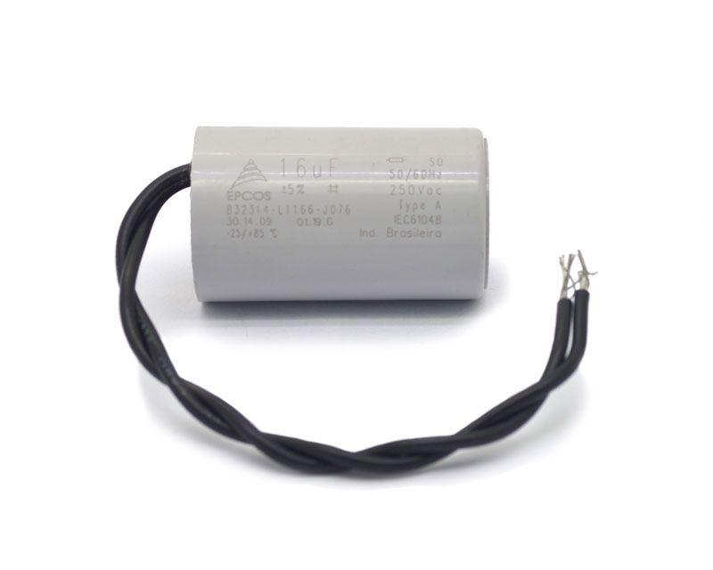 Capacitor de Partida 16uF/250Vac 50/60Hz +-10% - Multcomercial - Capacitor - Magazine Luiza