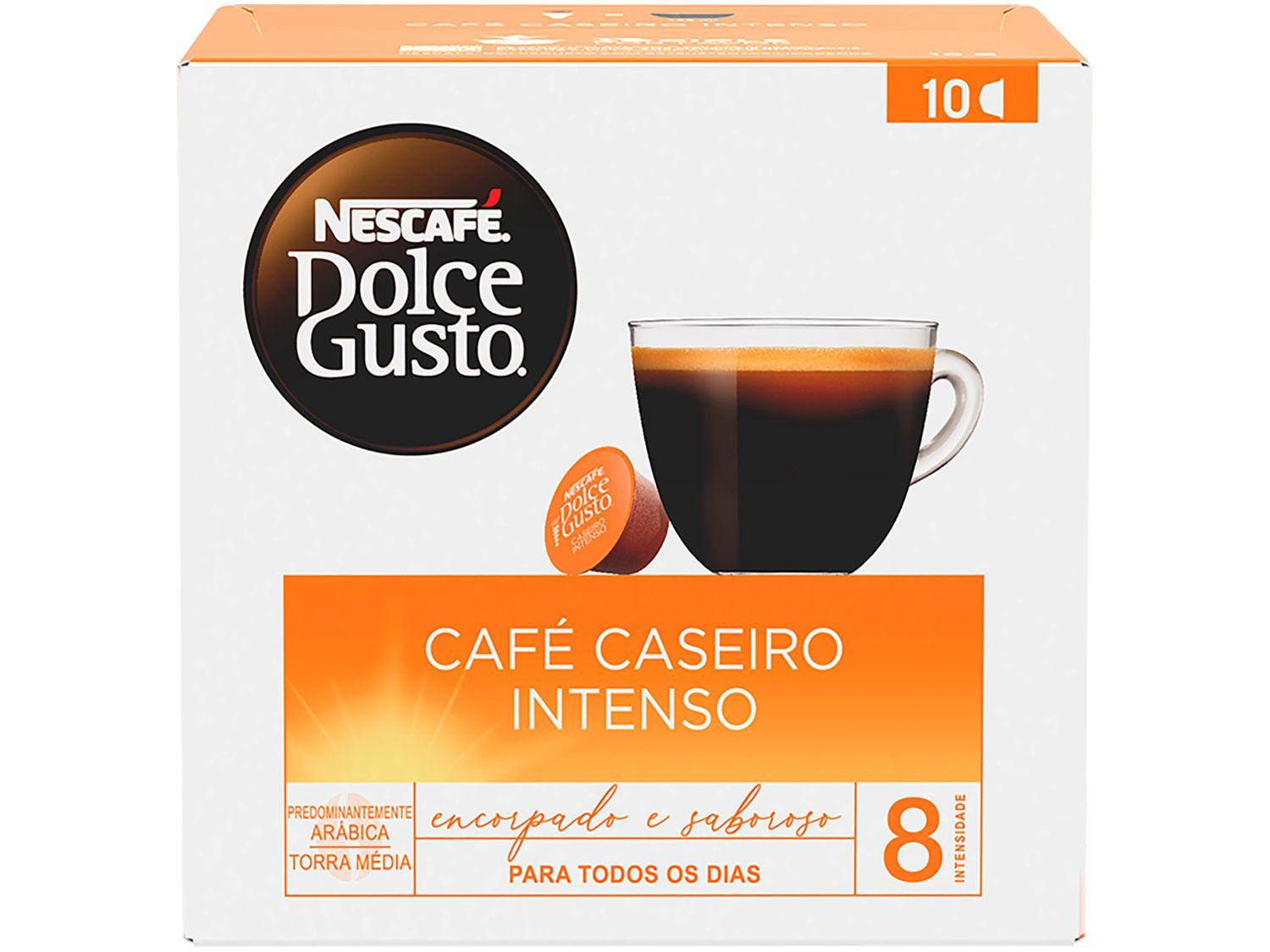 Cápsula de Café Caseiro Intenso Dolce Gusto Espresso 100% Arábica 10 ...