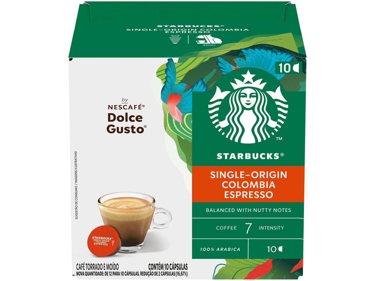 Cápsula de Café Single-Origin Starbucks 100% Arábica 10 Cápsulas