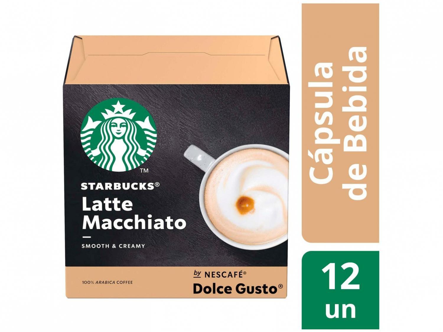 Cápsula Latte Macchiato Nescafé Dolce Gusto Starbucks 12 Unidades