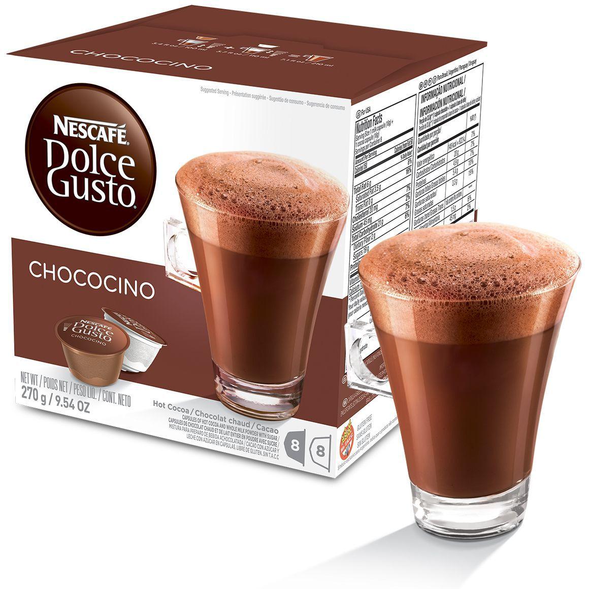 Cápsula Nescafé Dolce Gusto Chococino 16 Cápsulas - Nestlé - Cápsula de ...
