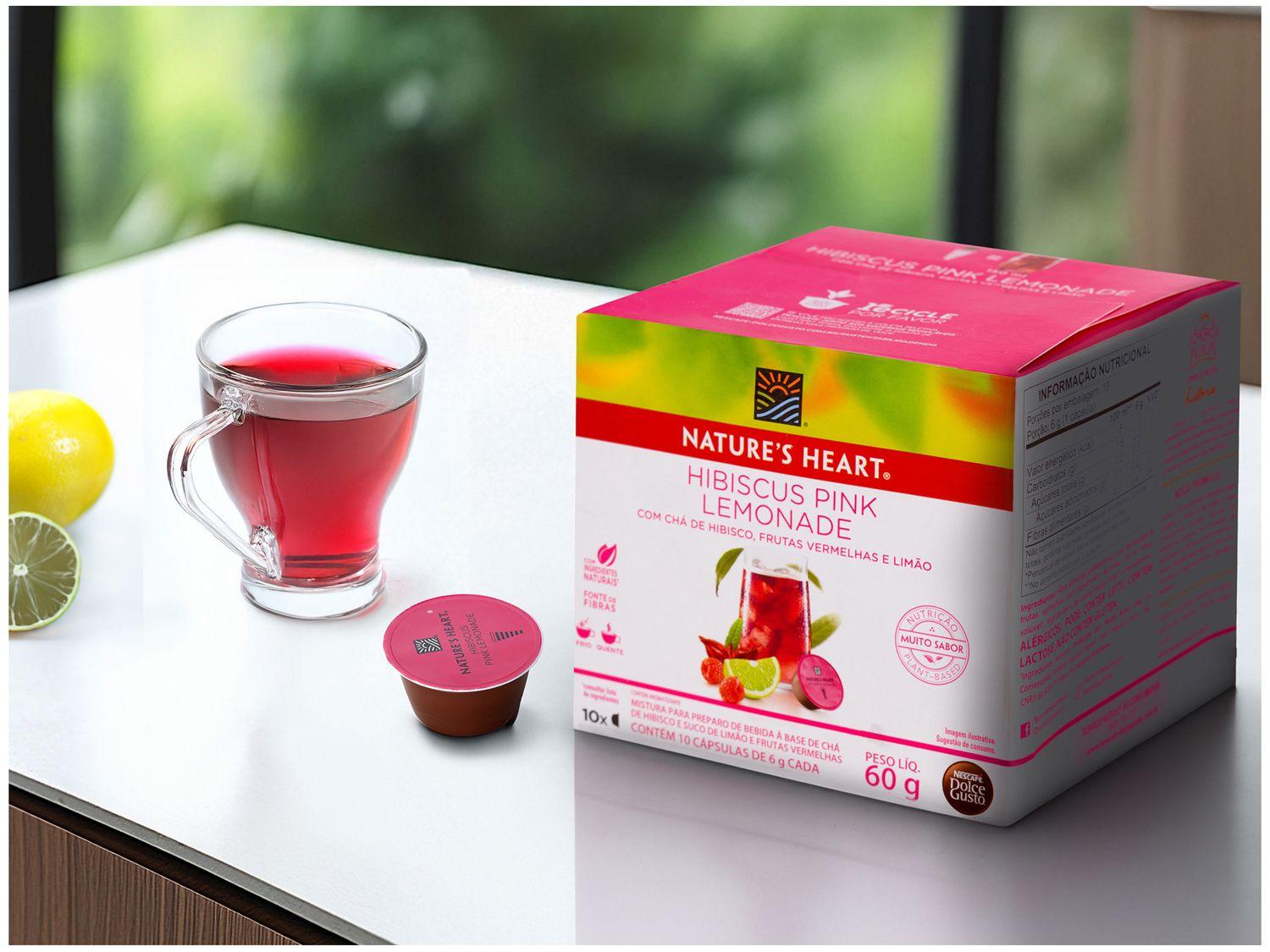 Cápsula Nescafé Dolce Gusto Nature's Heart Chá de Hibisco Frutas ...