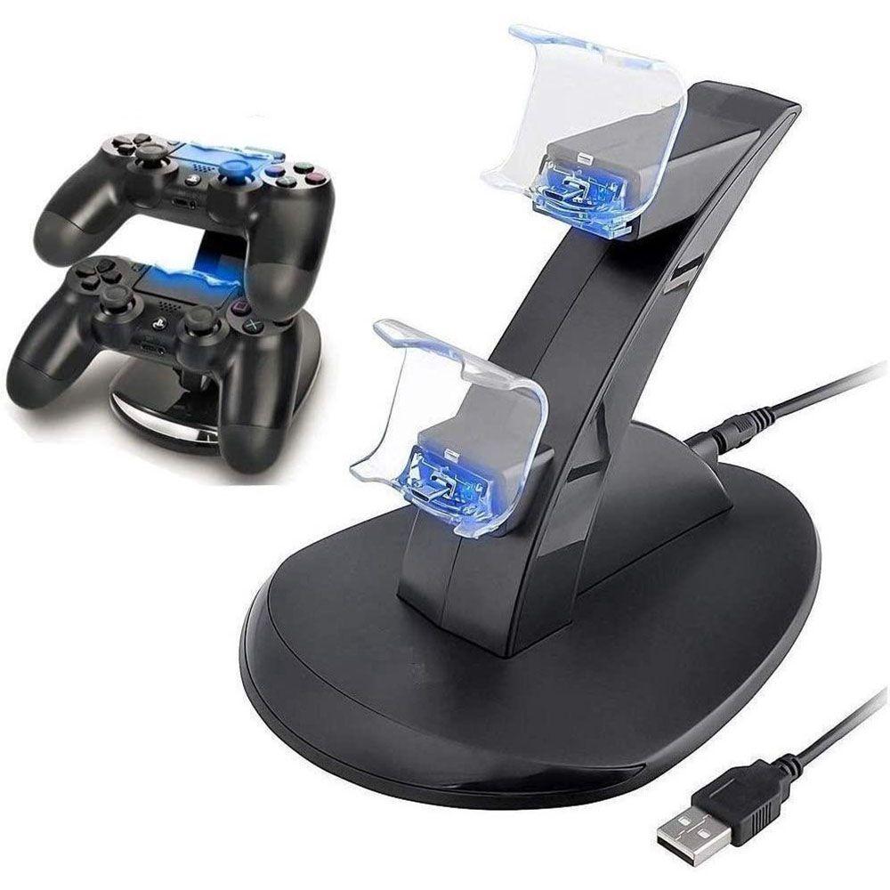 Carregador Controle PS4 Suporte Stand Vertical Playstation 4 Oivo
