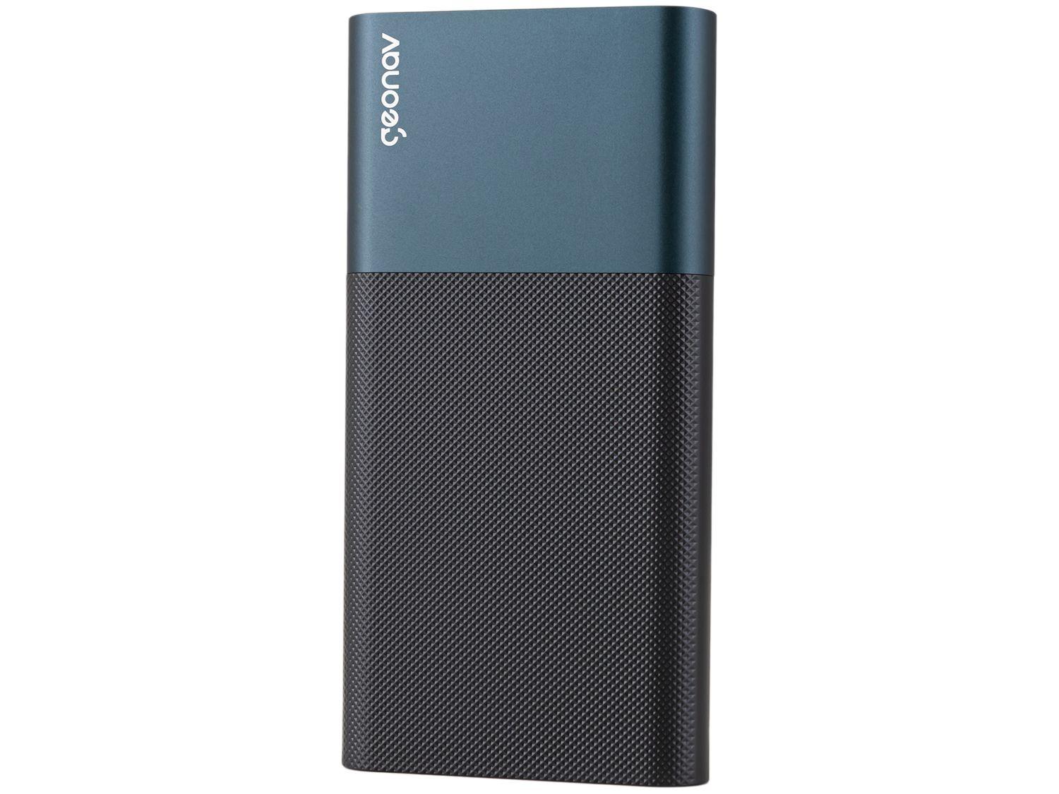 Carregador Portátil/Power Bank Geonav 14000mAh - Cinza Espacial