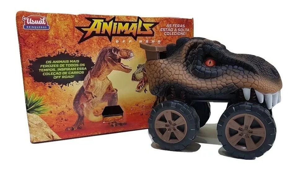 Carro Carrinho T- Rex Dinossauro Animals Off Road - Usual - Usual ...