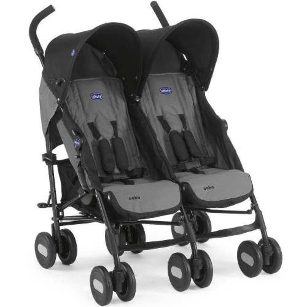 Carro de Bebê Passeio Gêmeos Chicco Echo Twin 2 Posições até 15kg ...