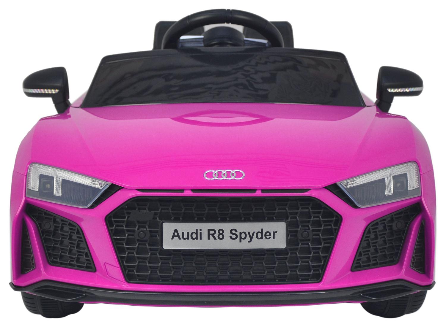 Carro eletrico audi r8 spyder 12v rosa - importway - Carro Elétrico ...