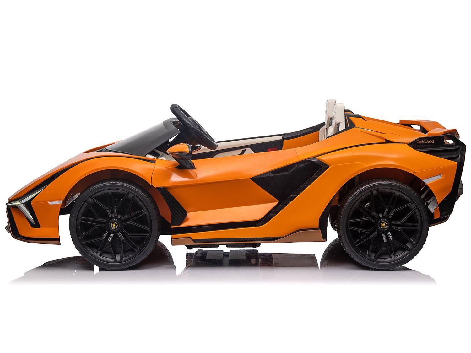 Carro Elétrico Infantil Laranja Lamborghini