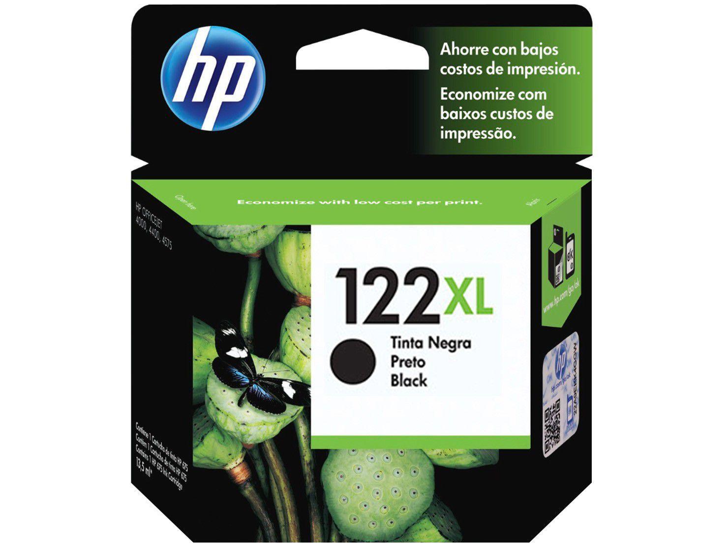 Cartucho de Tinta HP 122 XL Preto - Original - Cartucho de Tinta ...
