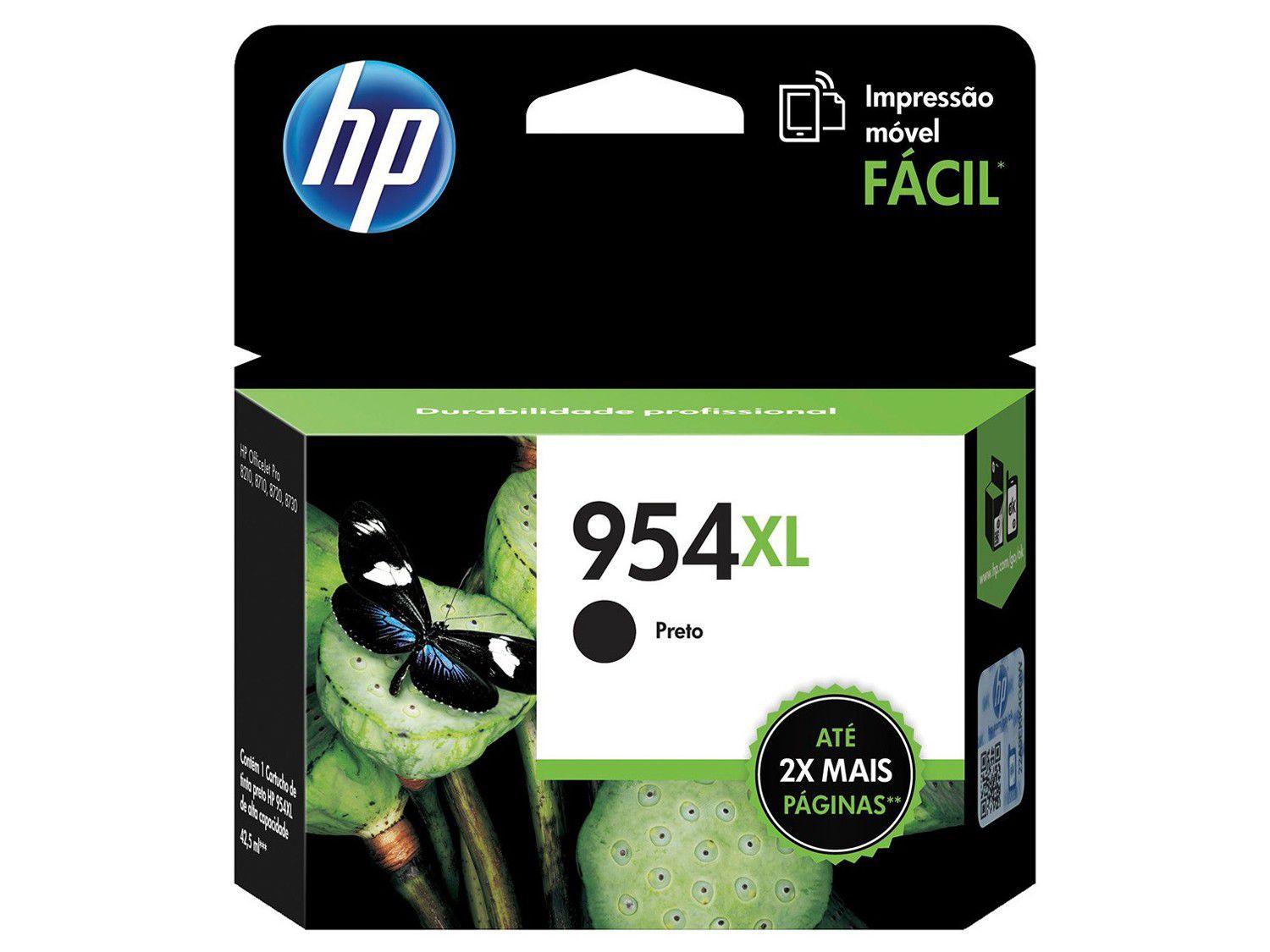 Cartucho de Tinta HP 954 XL Preto - Original - Cartucho de Tinta ...