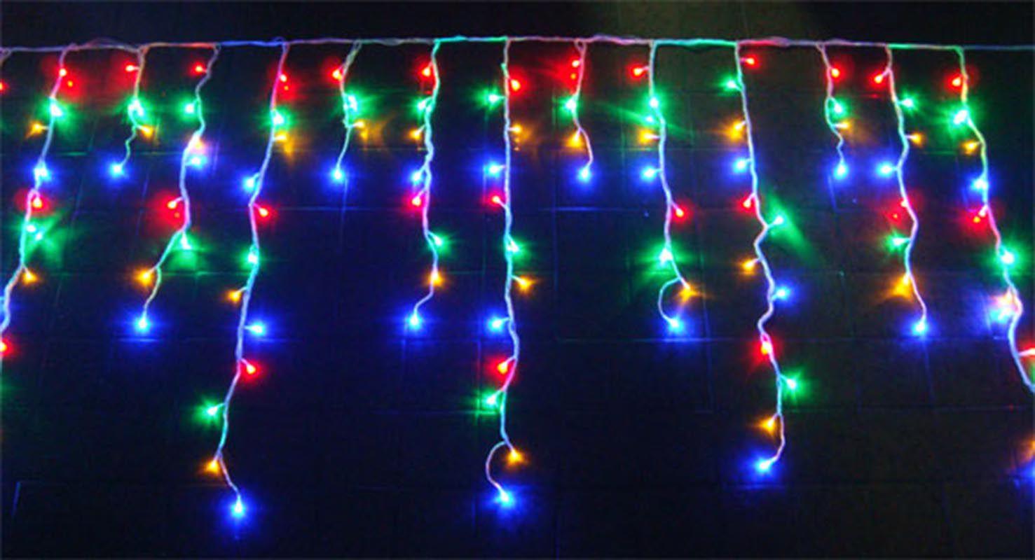 Cascata Pisca Pisca Led 480 Lampadas Led Natal Colorido - Ab midia ...